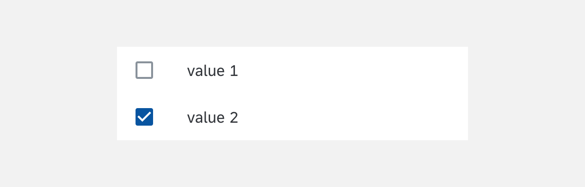 Checkboxes Sap Fiori For Android Design Guidelines