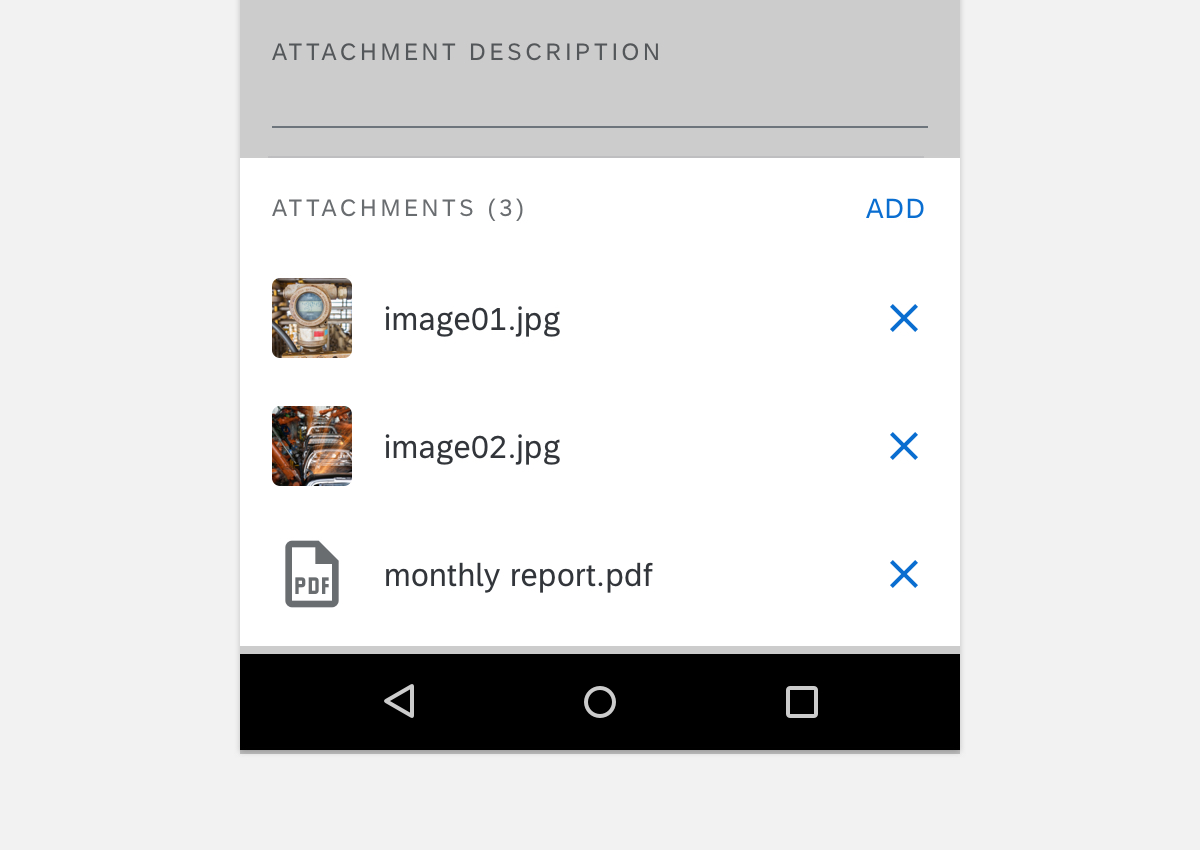Create | SAP Fiori for Android Design Guidelines Create | SAP Fiori for Android Design Guidelines